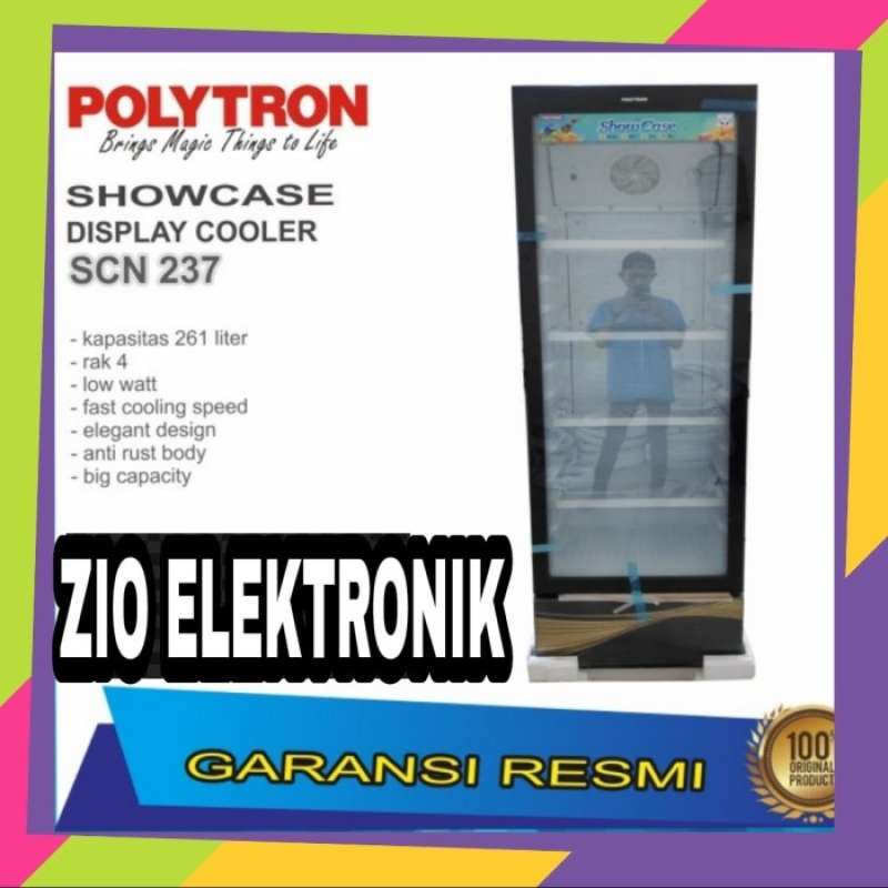 Promo Showcase Polytron Scn 237l Showcase 4 Rak Polytron Scn 237 L ...