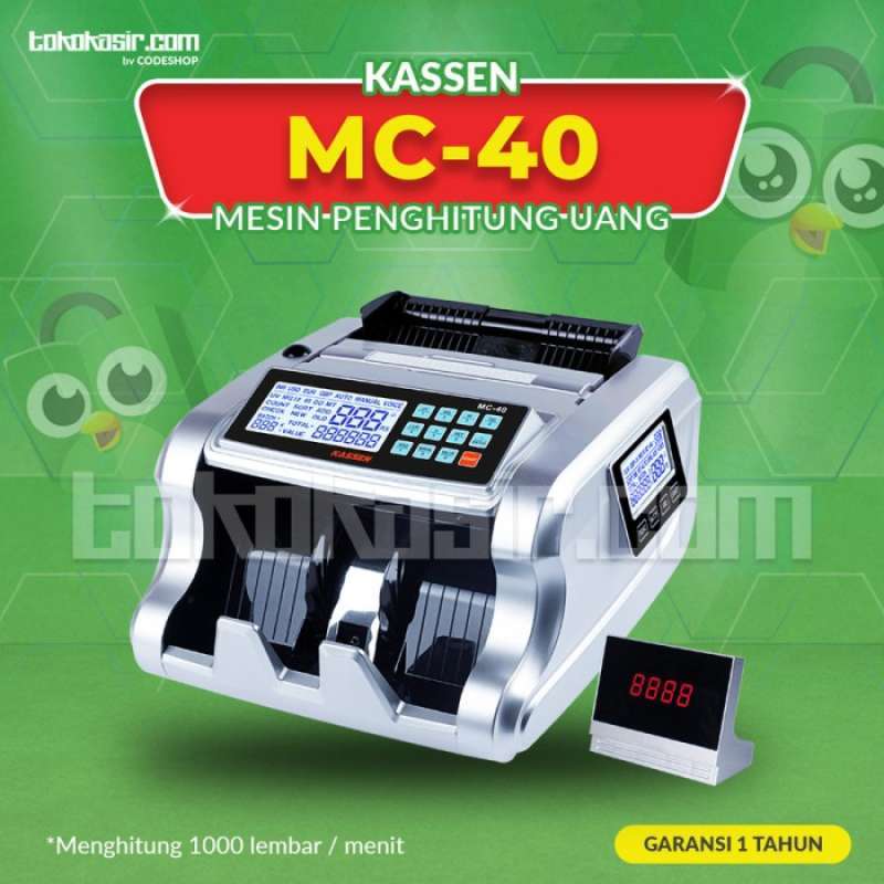 Jual Alat Penghitung Uang Kassen Mc40 Bisa Deteksi Uang Palsu Mc-40 Di Seller Rumix - Cengkareng ...