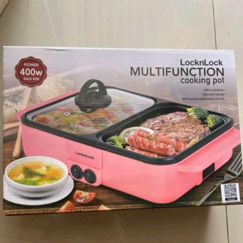 Jual Lock N Lock Multifunction Cooking Pot 2 In 1 Electric Cook Di ...