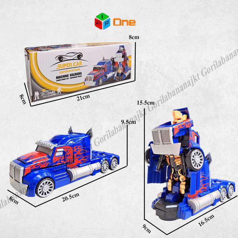 Jual Mainan Mobil Robot Optimus Prime 2 In 1 Deformation transform Di ...