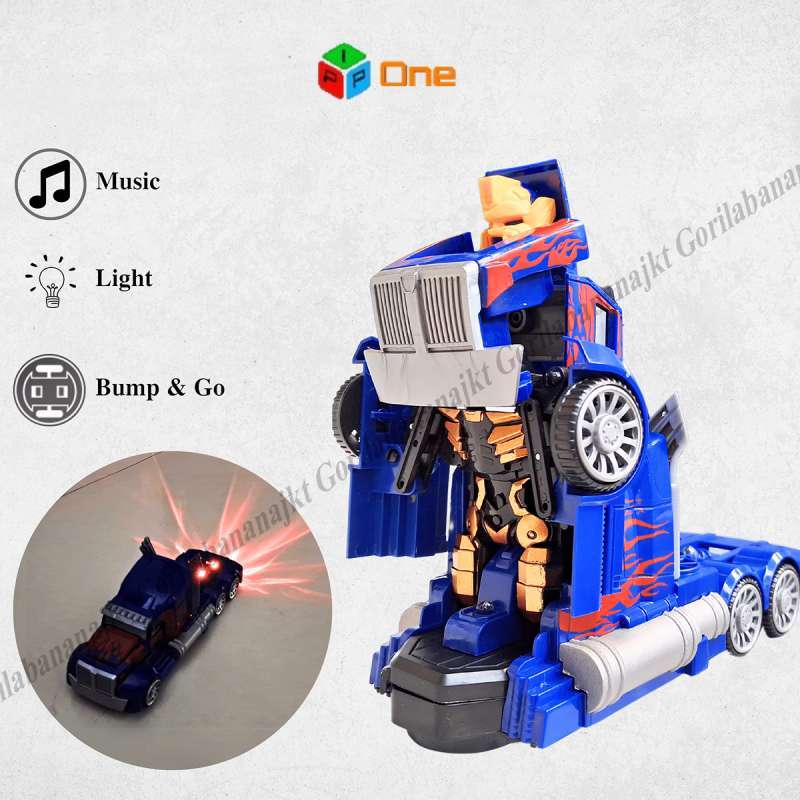 Jual Mainan Mobil Robot Optimus Prime 2 In 1 Deformation transform Di ...