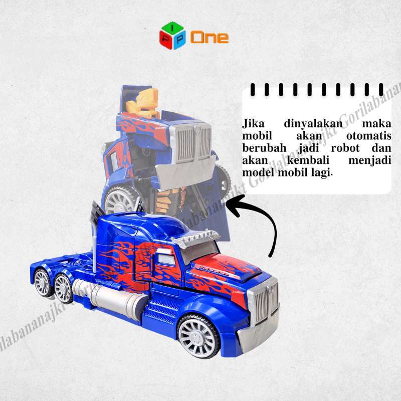 Jual Mainan Mobil Robot Optimus Prime 2 In 1 Deformation transform Di ...