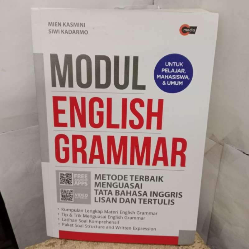 Jual Modul English Grammar Metode Terbaik Menguasai Tata Bahasa Inggris ...