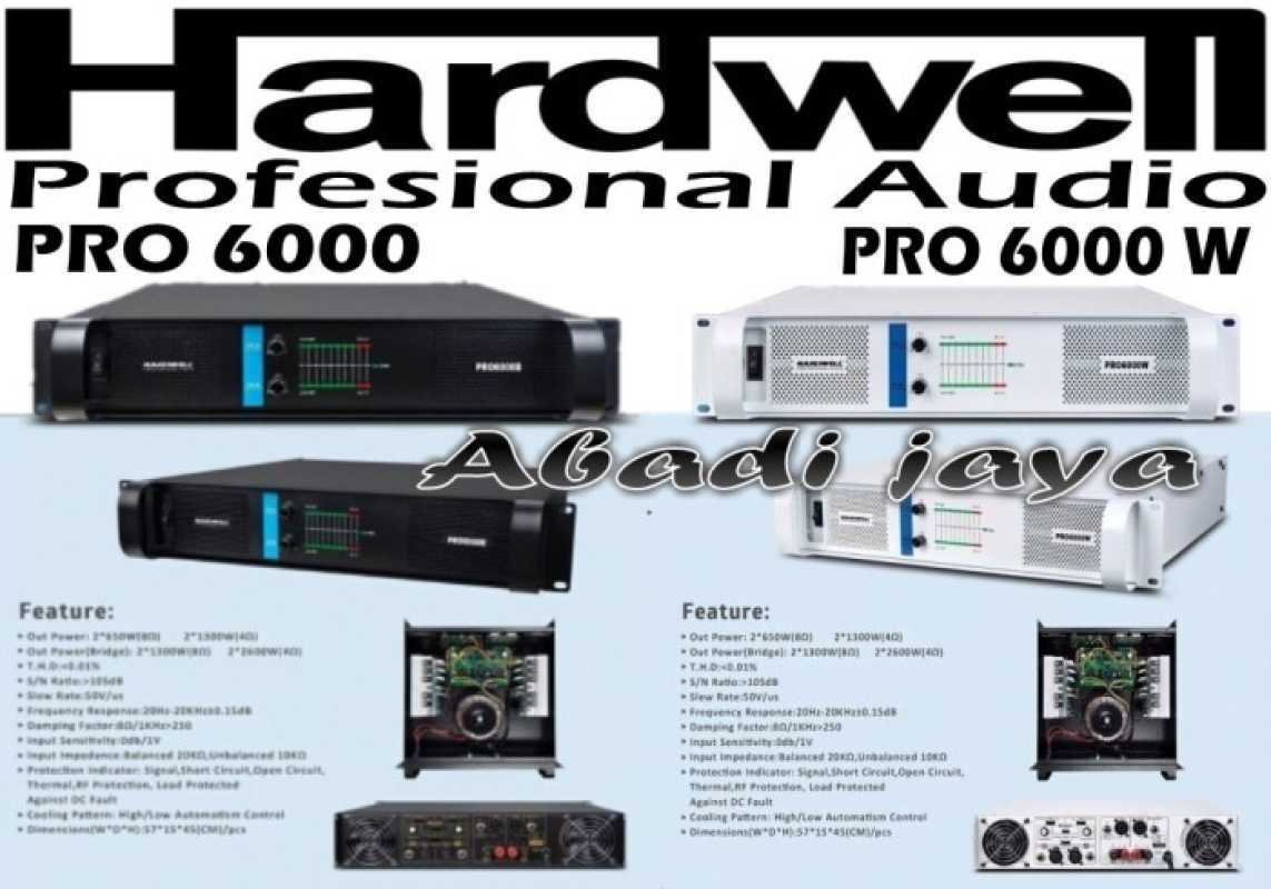 Jual Power Amplifier Hardwell Pro 6000 Pro6000 Original Di Seller Indah ...
