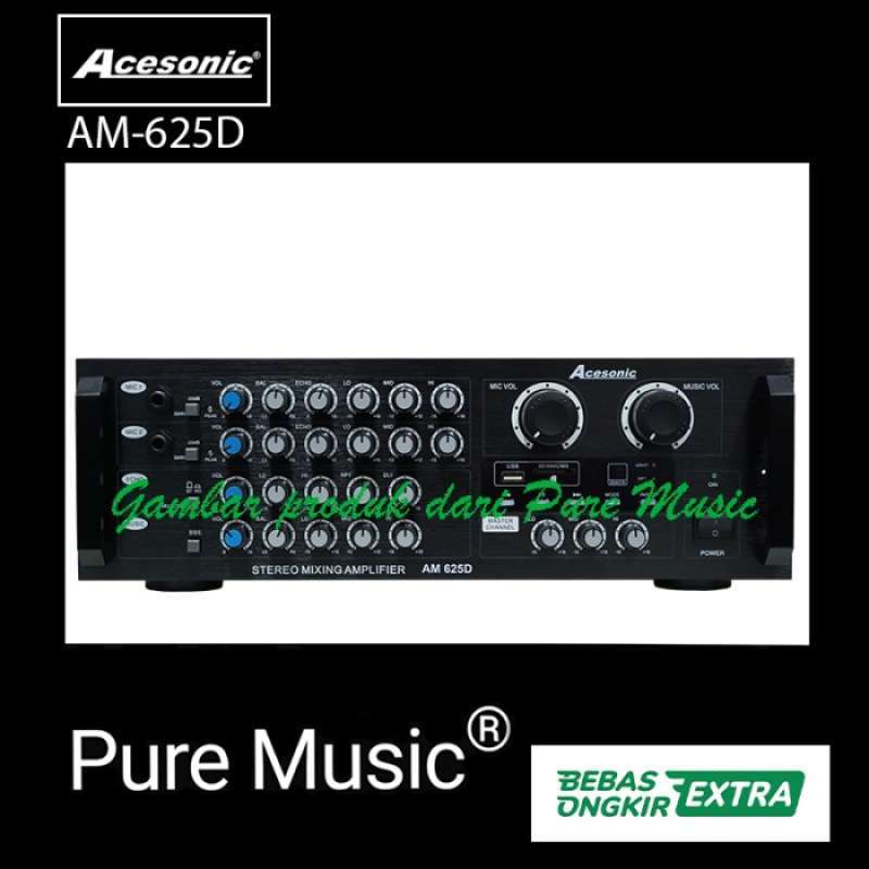 Promo Acesonic Am-625 / Am625 Professional Karaoke Mixing Amplifier ...