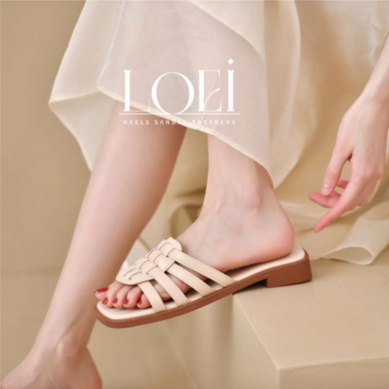 Promo Loei Alice Sandal Wanita Sepatu Viral Kekinian 21093 - Beige 40 Diskon 27% Di Seller Nz ...