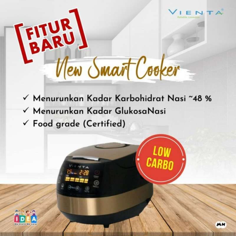 Promo Vienta New Smart Cooker Low Carbo Promo Garansi Resmi Diskon 23% ...