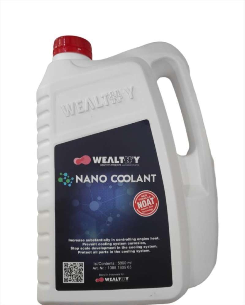 Promo Air Radiator Coolant Wealthy Hybrid Hoat Merah 5 Liter Diskon 33% ...