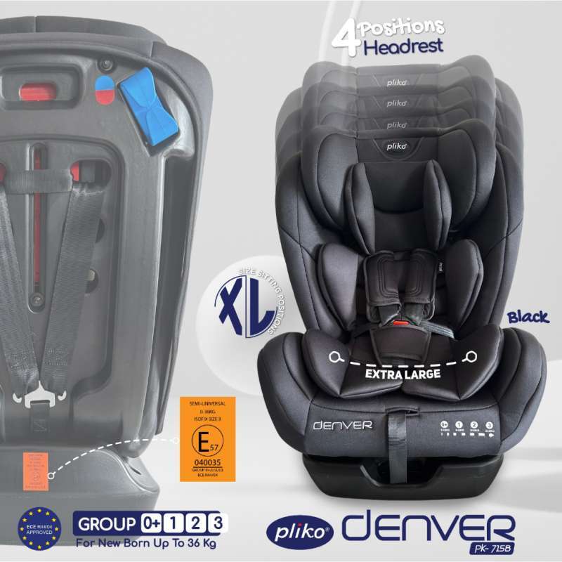 Jual Carseat Pliko Denver Pk-715 B Kursi Mobil Bayi Di Seller Baby Club ...