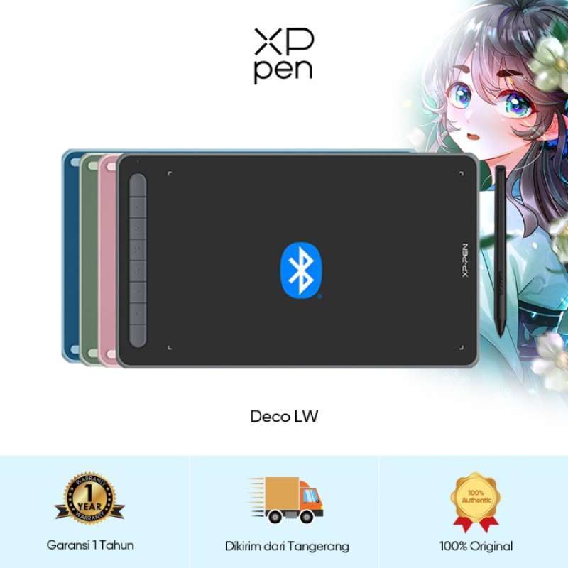Jual Xppen Deco Lw Drawing Tablet (wired & Wireless,support Bluetooth) - Hijau Di Seller Sweet ...