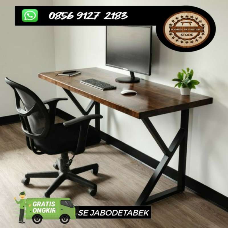 Jual Meja Komputer Kayu Maghony - Meja Gaming - Meja Komputer Di Seller ...