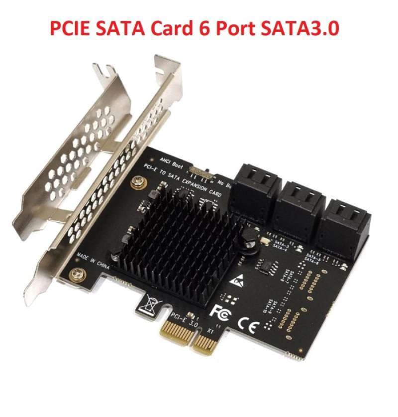 Jual Pcie Sata 6 Port Internal Sata3 High Speed Pcie X1 Pci Express ...
