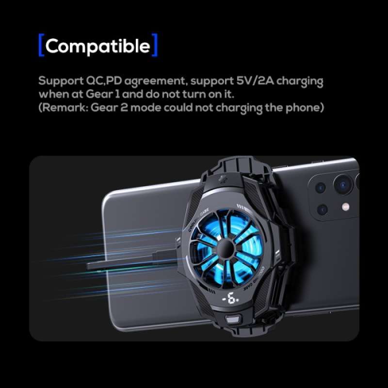 Jual C10 Pendingin Hp Gaming Cooler Mobile Phone Game Radiator With Rgb ...
