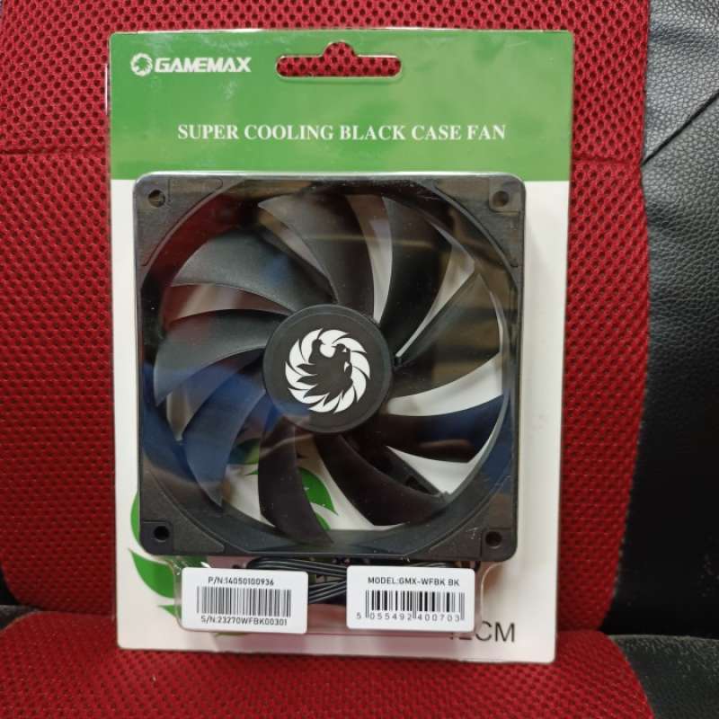 Jual Gamemax Fan Casing 12cm Hitam Gmx-wfbk Bk - Hitam Di Seller Velvet ...