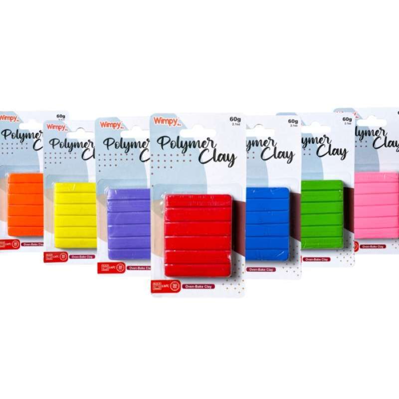 Promo Wimpy Polymer Clay Tanah Liat Kerajinan Tangan Plastisin Bahan ...