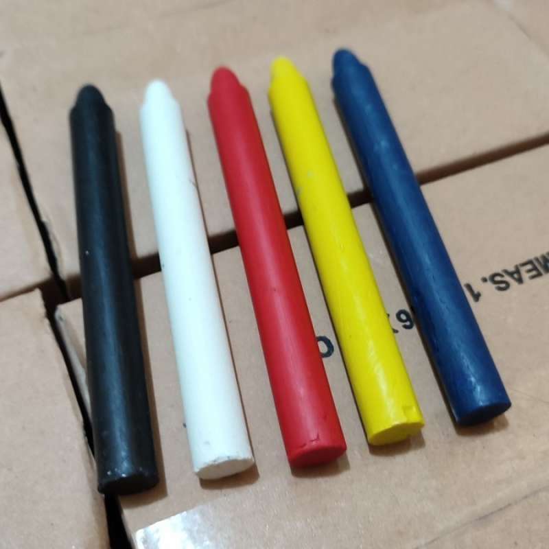Jual Marking Crayon Kapur Untuk Besi Kayu Kaca Kemasan 1pak 12pcs ...