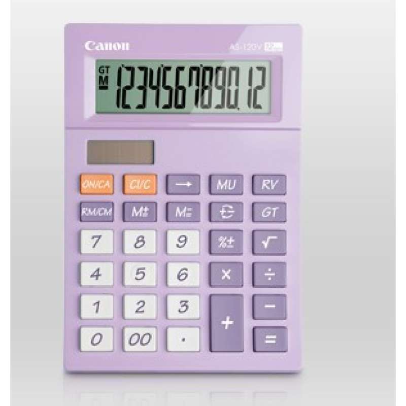 Jual Kalkulator Canon As 120v Warna Ungu Kalkulator Anank Sekolah Di ...