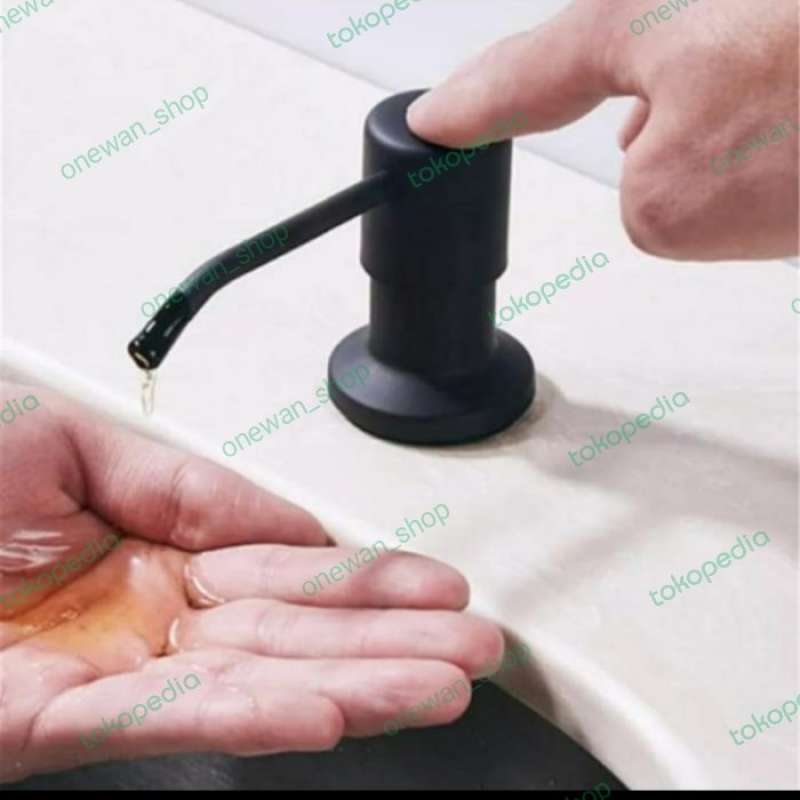 Promo Inobe Kitchen Sink 6045 Black Komplit Set Kran Tarik Panas Dingin ...