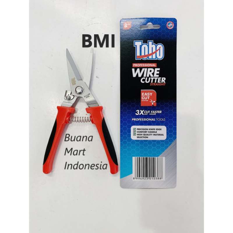 Jual Gunting Seng Toho Lurus 8 Ori | Gunting Kawat | Gunting Dahan ...