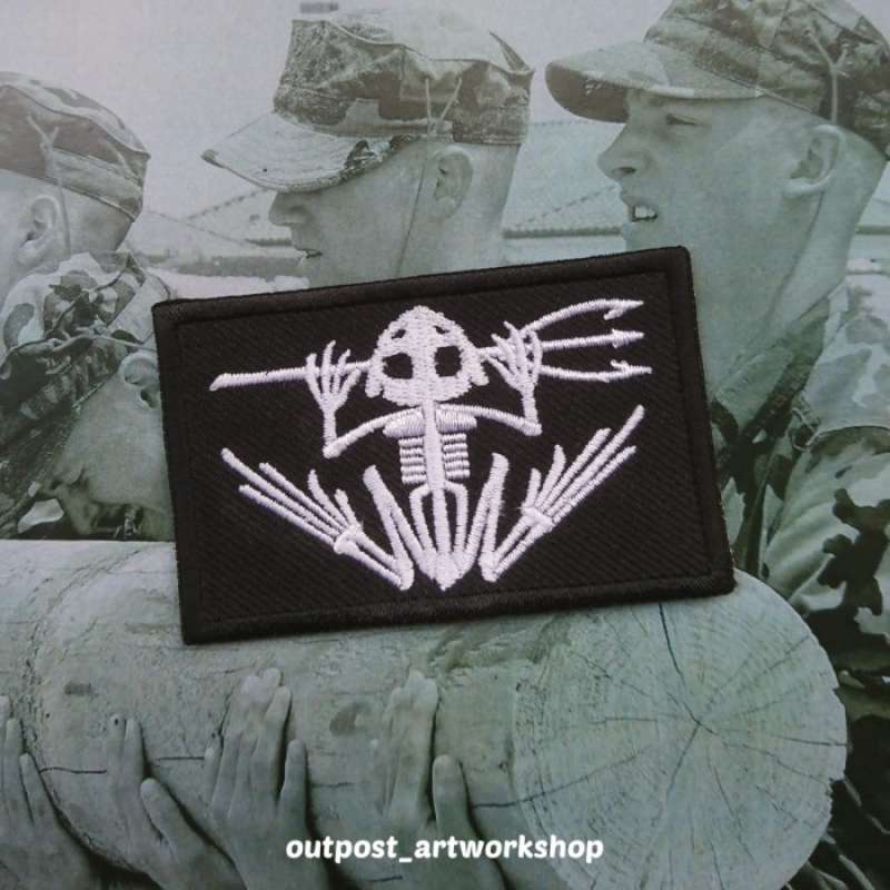 Jual Patch Skeleton Frog Us Navy Seal Frogmen Usn Di Seller Regstore ...