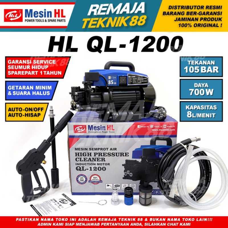 Promo Jet Cleaner H&l Ql 1200 Ql1200 Alat Mesin Steam Cuci Mobil Motor Ac Hl Diskon 23% Di ...