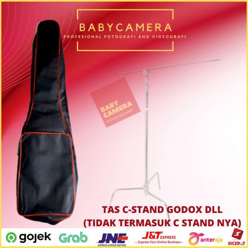 Promo C Stand Bag Heavy Duty Boom Arm & Lightstand Tas C Stand Tripod ...