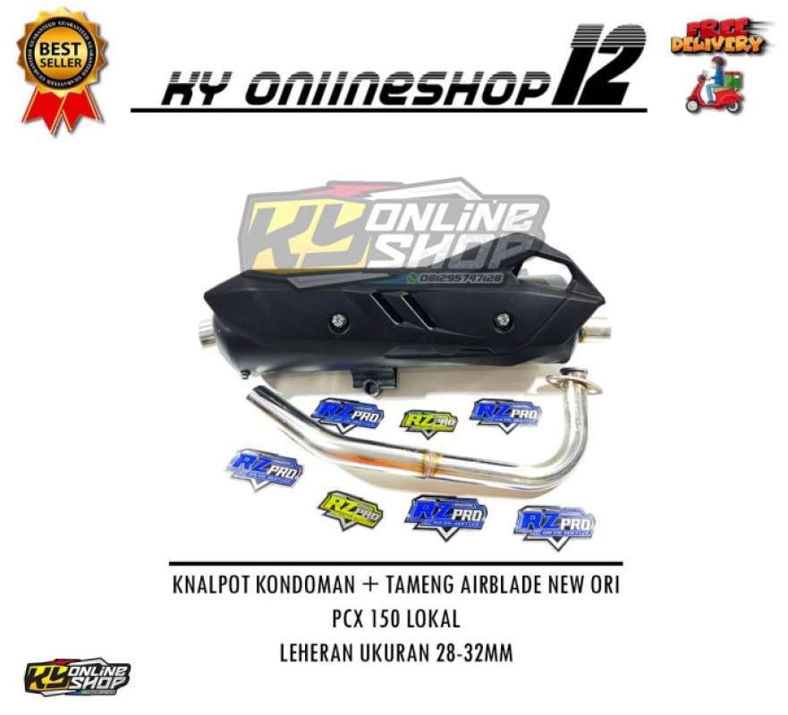 Promo Knalpot Kondoman Full Saringan Pcx 150 Lokal + Airblade New Ori Rz Pro - Multicolor Ukuran ...