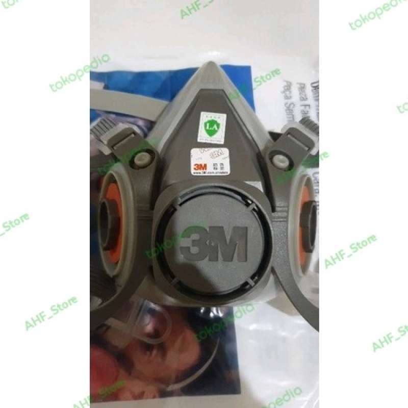 Promo Masker Respirator 3m 6200 + 7093 P100 Full Set Original Filter ...