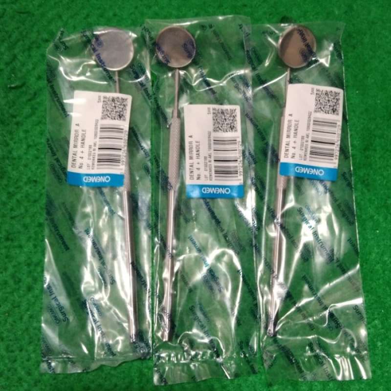 Promo Dental Mirror Onemed Stainless | Kaca Mulut Onemed | Cermin Gigi ...
