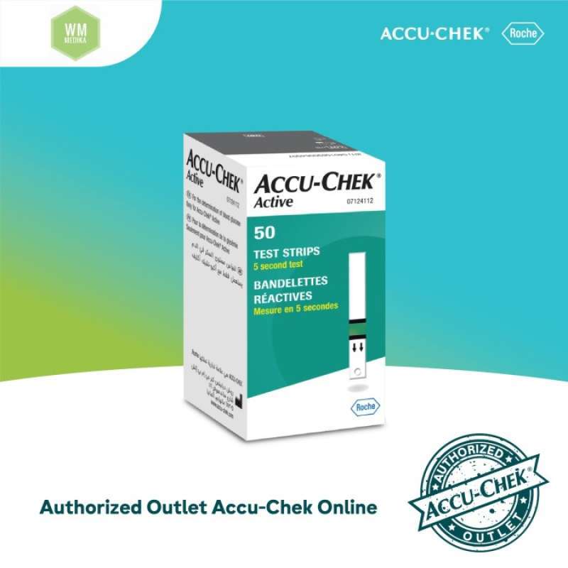 Promo Accu Chek Active Strip@50 Diskon 23% Di Seller Leomord Store ...