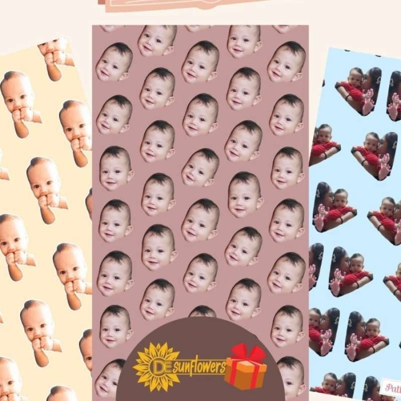 Jual Free Desain! Kertas Kado Custom Surabaya 1 Hari Jadi Di Seller ...