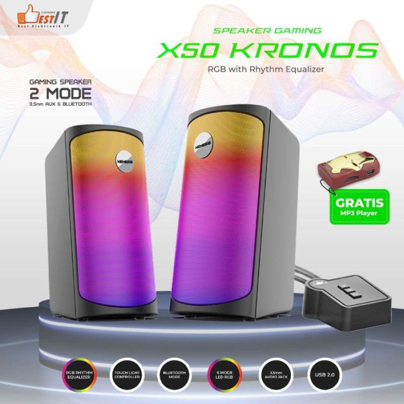 Promo Speaker Gaming Rgb Nyk X50 Kronos Dual Mode Rgb Rythm Bluetooth Diskon 23% Di Seller Ryoma ...