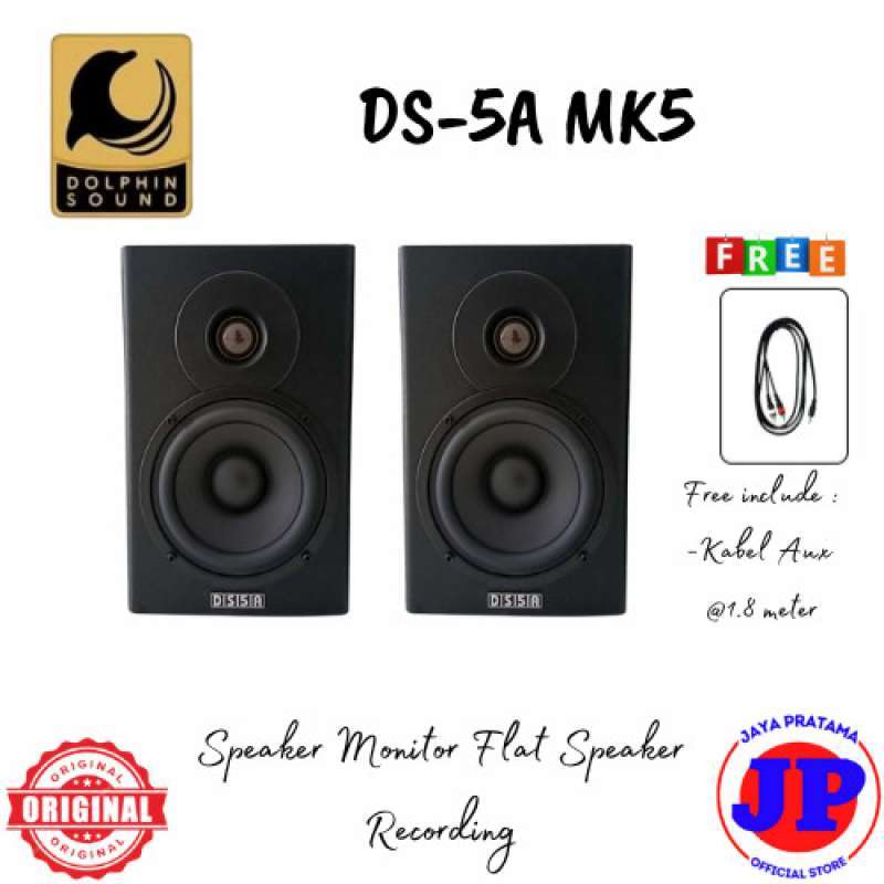 Promo Dolphin Sound Ds5a Mk5 Speaker Monitor Original Ds-5a Diskon 23% ...
