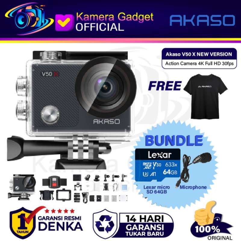 Promo Akaso V50x Action Camera Full Hd 4k Eis Wireless Cam - V 50x ...
