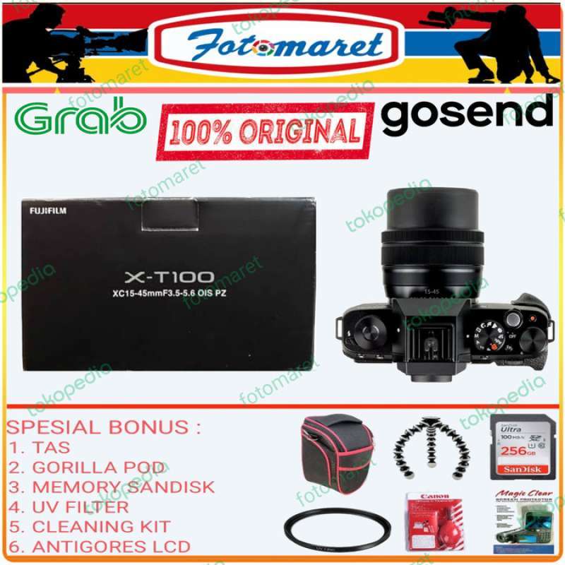 Promo Kamera Fujifilm X-t100 Bo/fujifilm Xt100 Body Only Diskon 23% Di ...