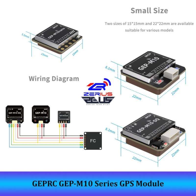 Jual Geprc Gep-m10 Series Gps Module For Fpv Drone - Gep-m10 Di Seller ...