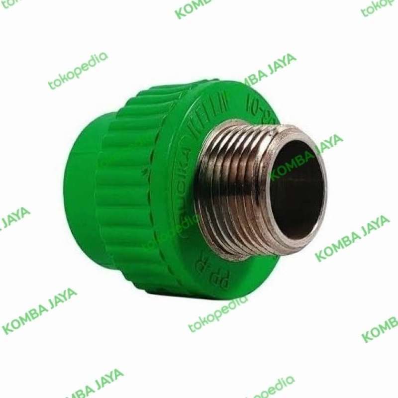Promo Sdl 11/2 Inch Ppr Rucika Kelen / Sok Drat Luar / 50mm Diskon 23% ...
