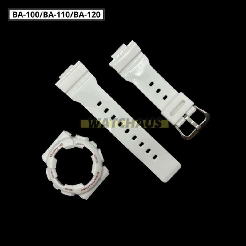 Jual Tali Rubber Band Bezel Strap Case Casio Baby-g Ba100 Ba110 Ba112 ...