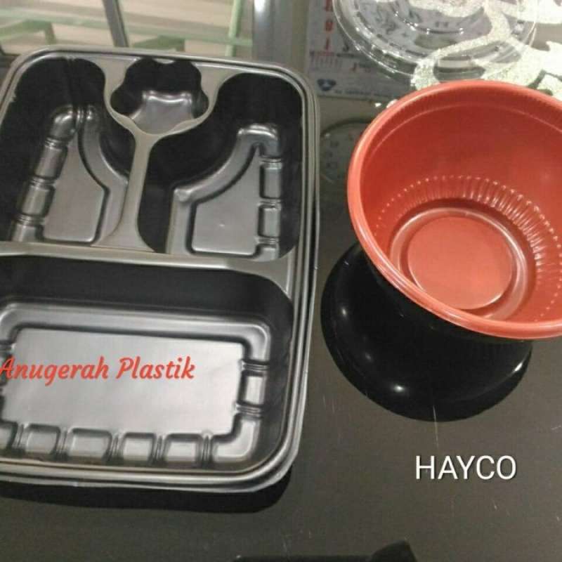 Promo Mika Bento Bintang + Tutup Merk Hayco Warna Hitam Diskon 23% Di ...