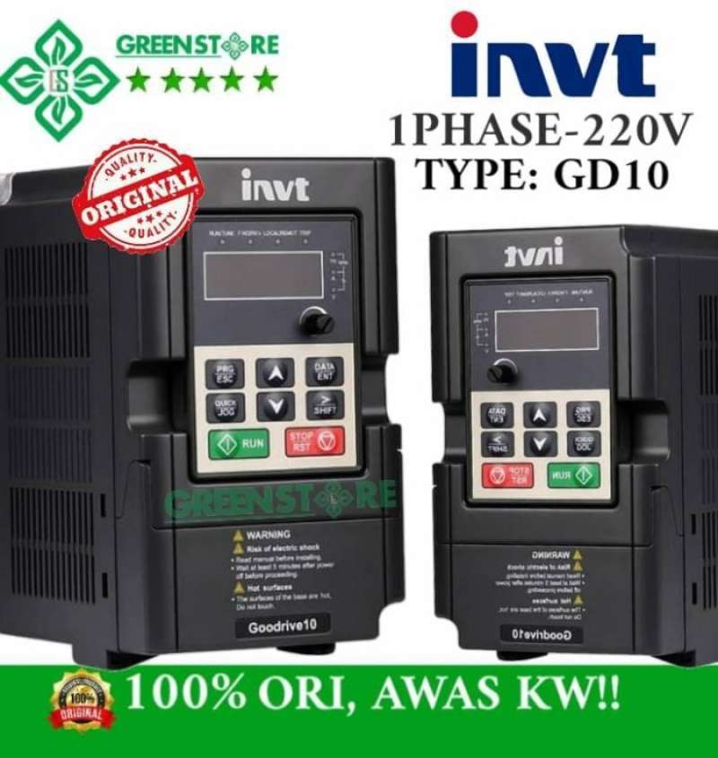 Promo Gd10-2r2g-s2-b/2.2kw/220v - 1phase Inverter Invt Diskon 23% Di Seller Zuka Store - Kebon ...