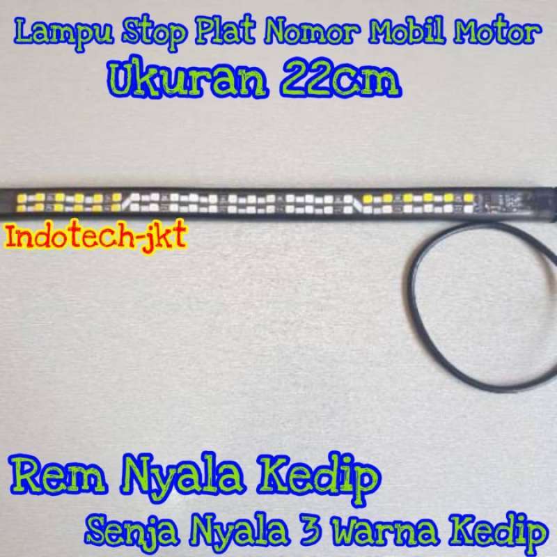 Promo Lampu Led Plat Nomor Motor Nyala 3 Warna Diskon 43% Di Seller Dm ...