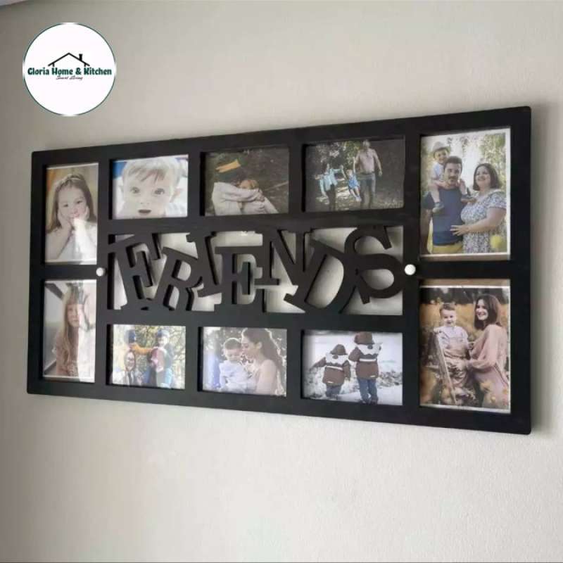 Jual Frame Foto Dinding Minimalis / Set Bingkai Foto Keluarga / Figura Foto Di Seller Sangninja ...