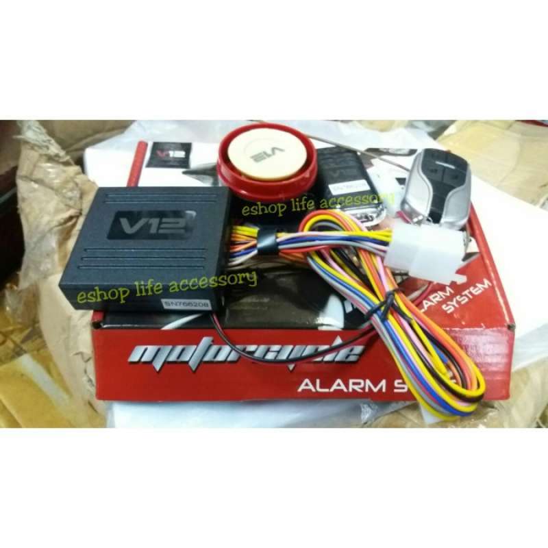 Promo Alarm Motor Remote Starter V12 - Setara Bht Diskon 23% Di Seller ...