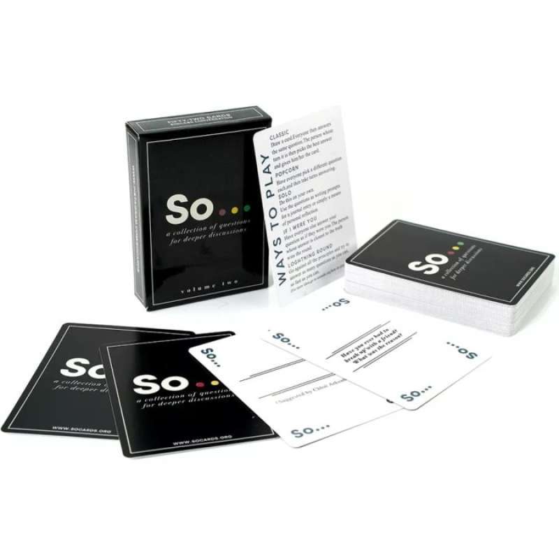 Promo So Cards - A Collection Of Questions For Deeper Discussions ...
