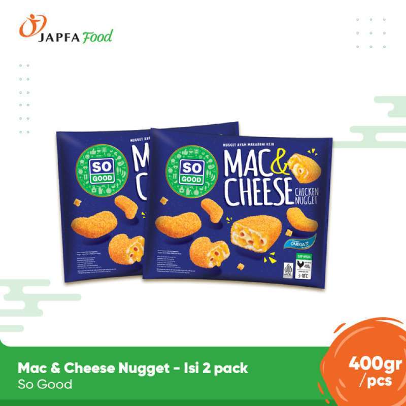 Promo So Good Mac And Cheese Nugget 400gr - Isi 2 Pack Diskon 22% Di ...
