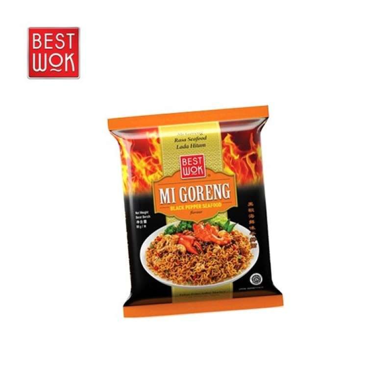 Promo Mie Best Wok Mi Goreng Black Pepper Seafood Mie Goreng Instan ...