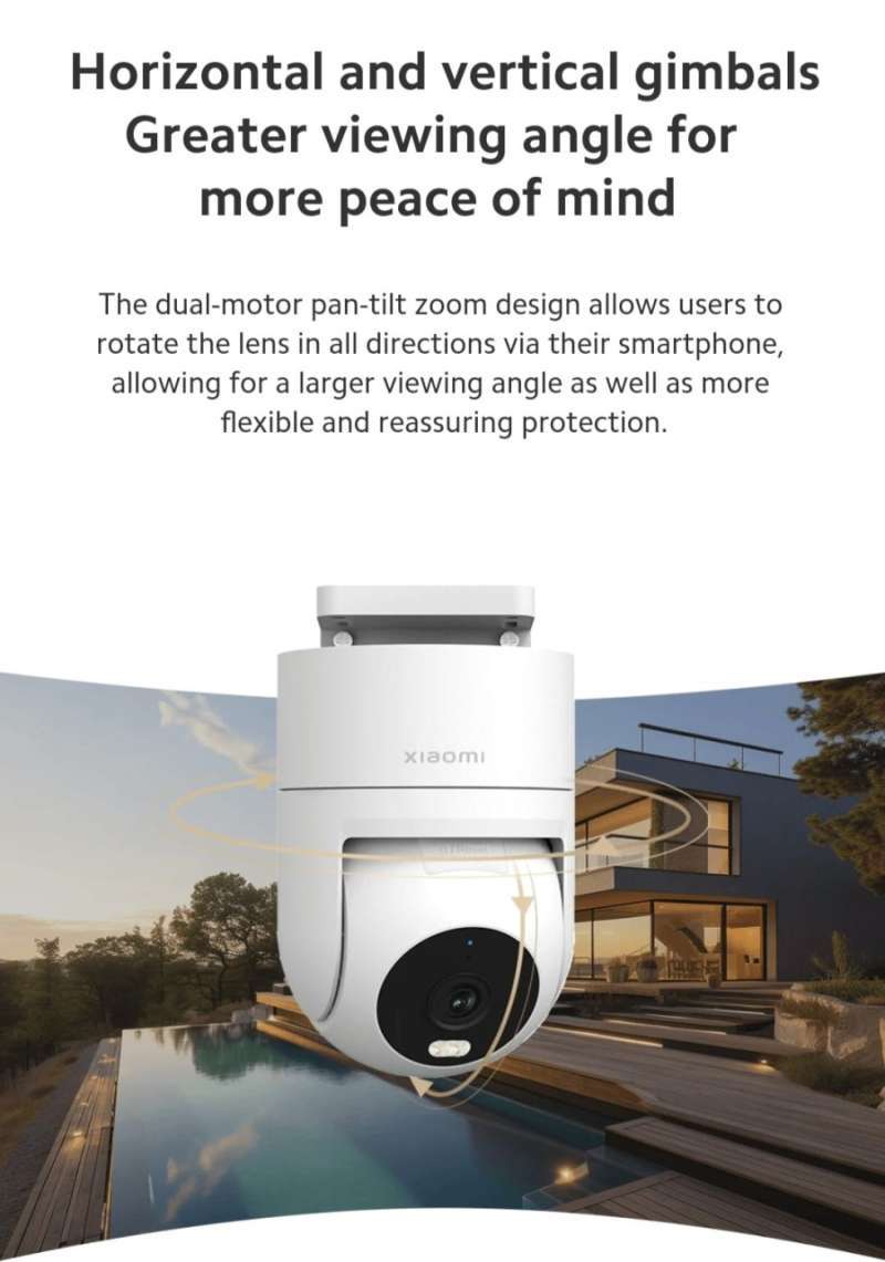 Jual Mi Cctv Cw300 Outdoor Camera 2.5k Ultra-clear 4mp Ip66 Full-color ...