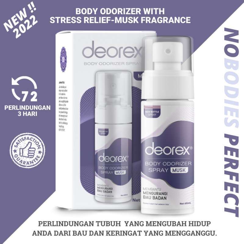 Promo Deorex Body Odorizer - Musk Masking Fragrance Baru 2022 Diskon 12 ...