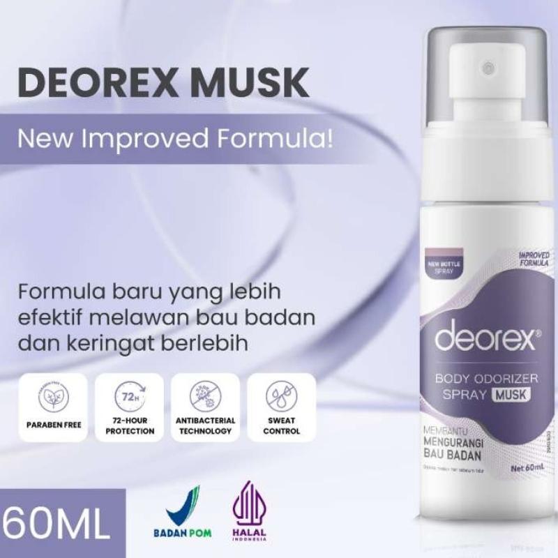 Promo Deorex Body Odorizer - Musk Masking Fragrance Baru 2022 Diskon 12 ...
