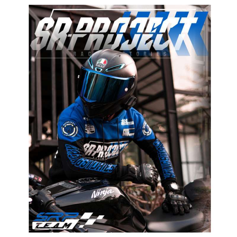 Jual Hoodie Exclusive Sr-project Racing Stories Blue Di Seller Wd_store ...